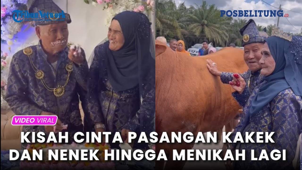 Kisah Cinta Pasangan Kakek dan Nenek Hingga Menikah Lagi