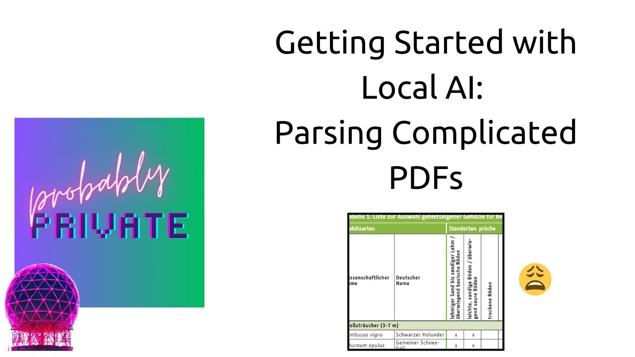 Getting Started with Local AI: Parsing and Extracting Data from Complicated PDFs