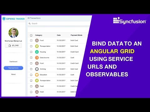 Learn Bind Data to an Angular Grid Using Service URLs and Observables - Mind Luster