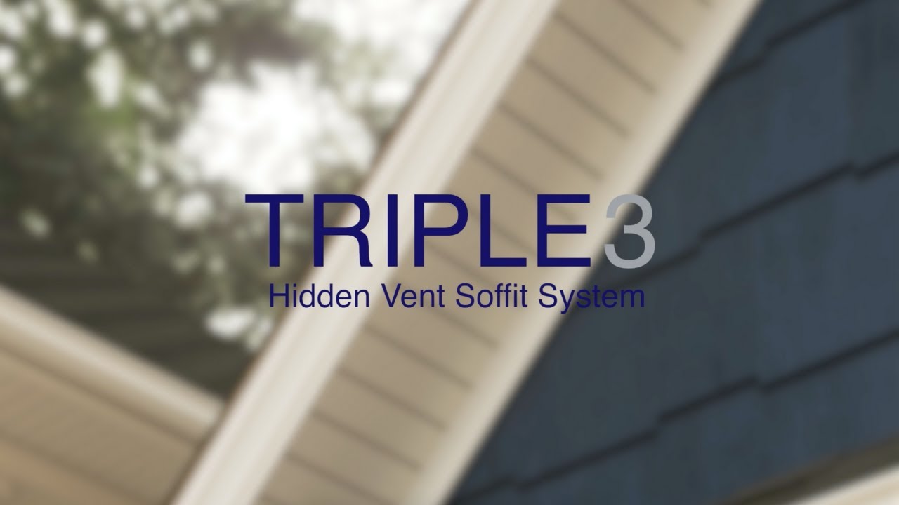Royal Triple 3 Hidden Vent Soffit System