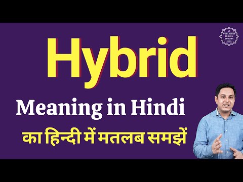 Hybrid meaning in Hindi | Hybrid ka matlab kya hota hai