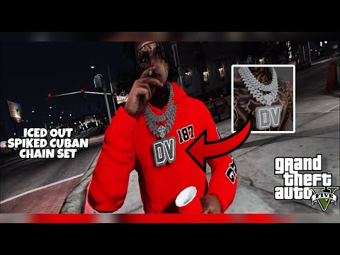 Making A Spiked Cuban Chain Set In GTA 5 RP (FiveM) | Blender 3D Modeling