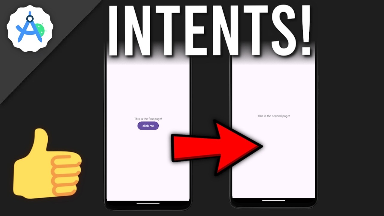 Switching Pages in Android Studio | (Intents)