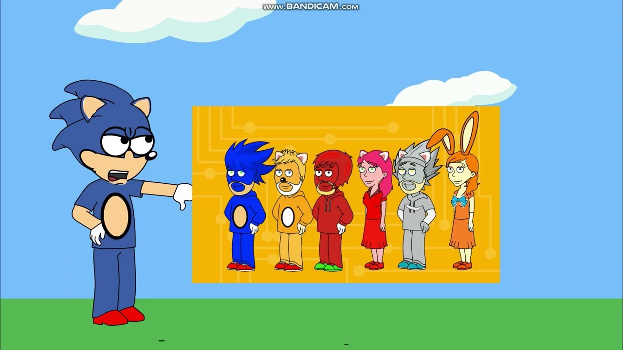 Sonic Ranks His Character Design