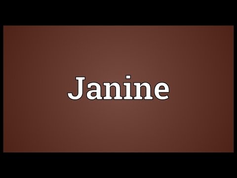 Janine Meaning
