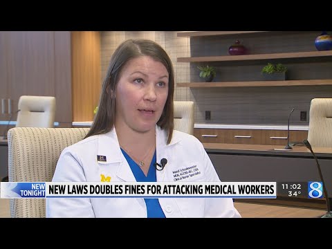 New Michigan laws will increase fines for health care worker attacks