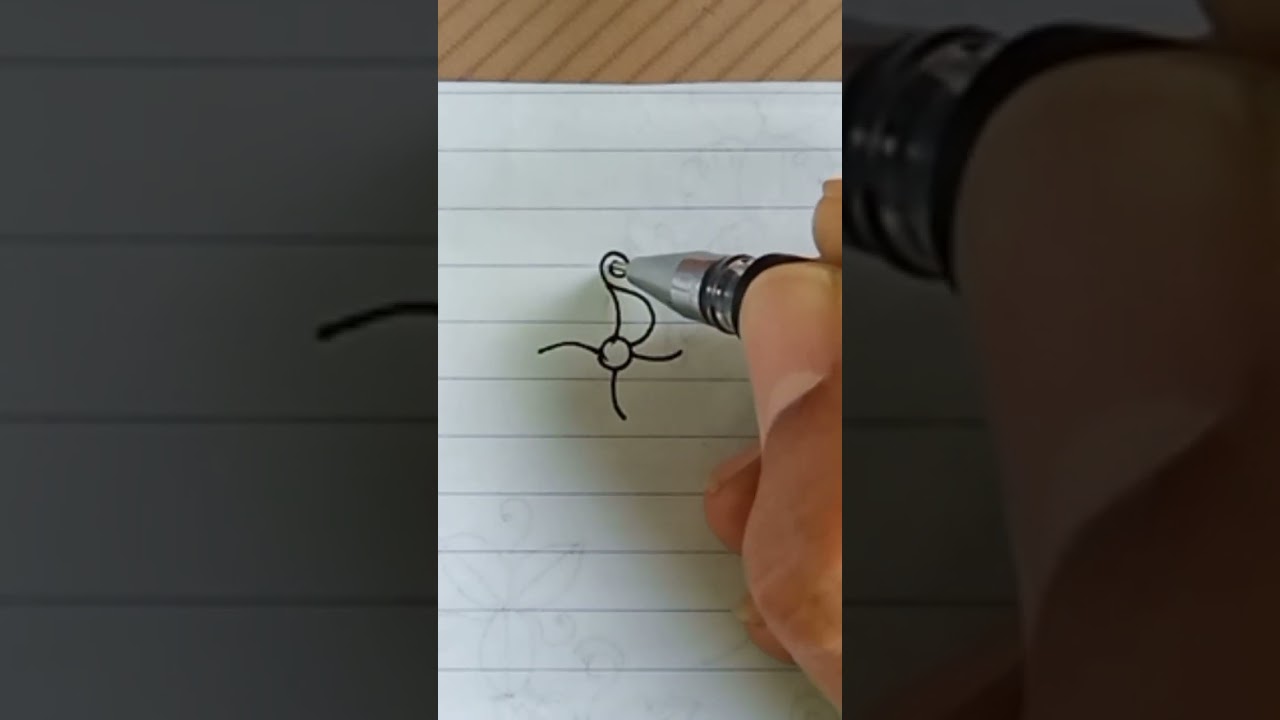 menggambar motif batik bunga ukel #andiartistik