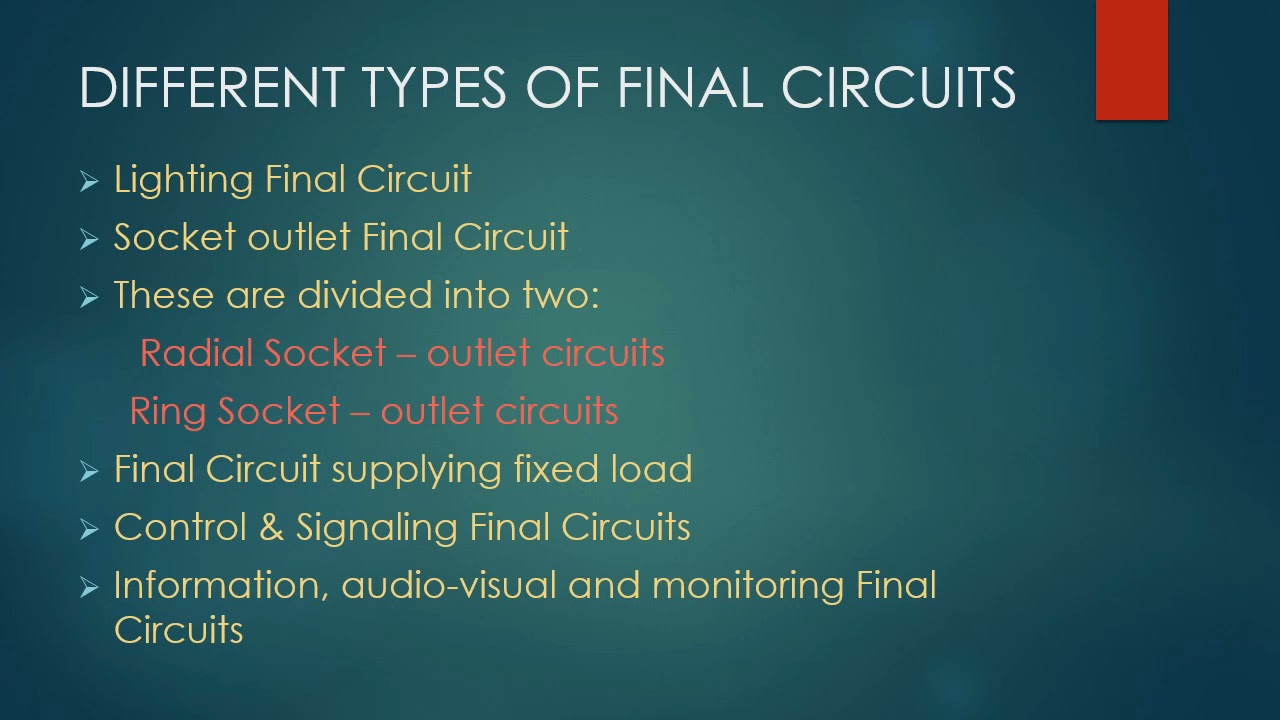 ELECTRICAL INSTALLATION TECHNOLOGY 1