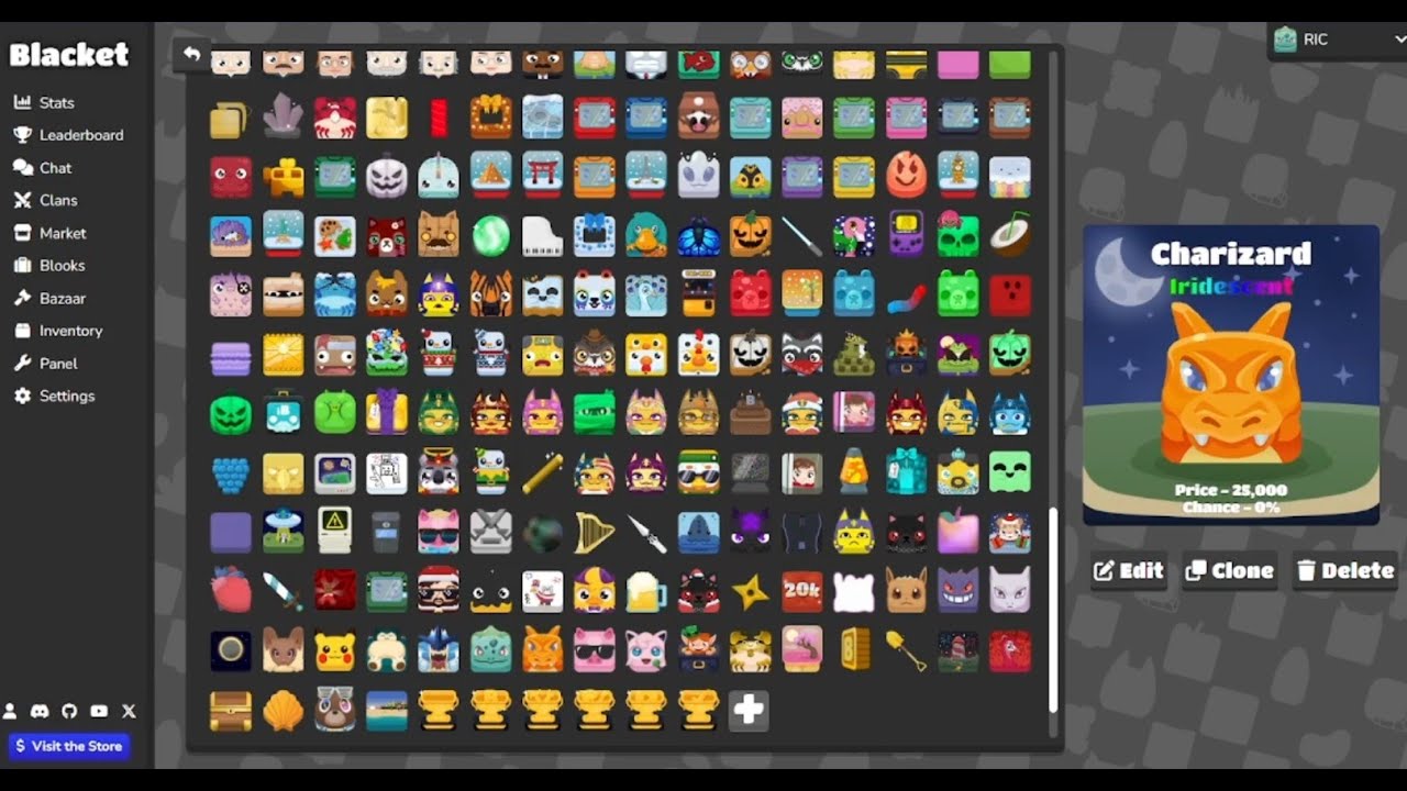 ALL 586 BLOOKS IN BLACKET (Pokemon, Updated 2025)