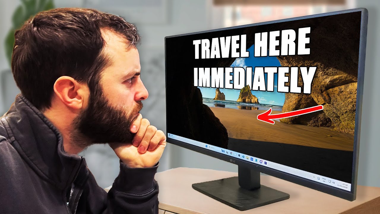 The next windows background that appears, I travel to.