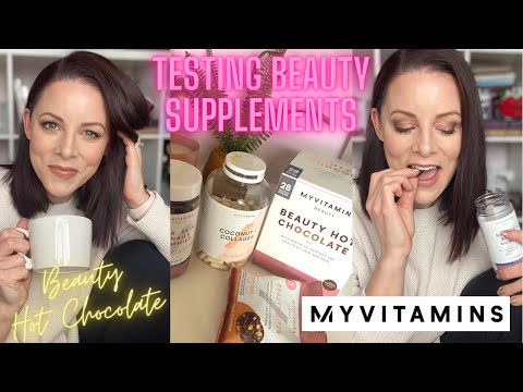 TESTING OUT BEAUTY SUPPLEMENTS FROM MYVITAMINS | Beauty Hot Chocolate | Collagen & Coconut