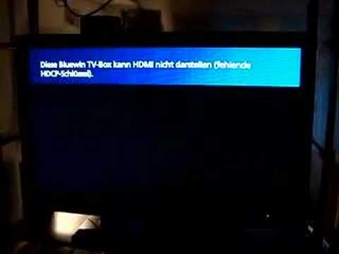Bluewin TV Rev. 2 HDMI @ Sharp 46DX1E