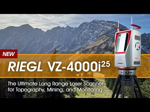 The NEW RIEGL VZ-4000i-25 Ultimate Long Range Scanner