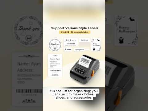 SUPVAN T50M Pro Bluetooth Label Maker Machine with Tape