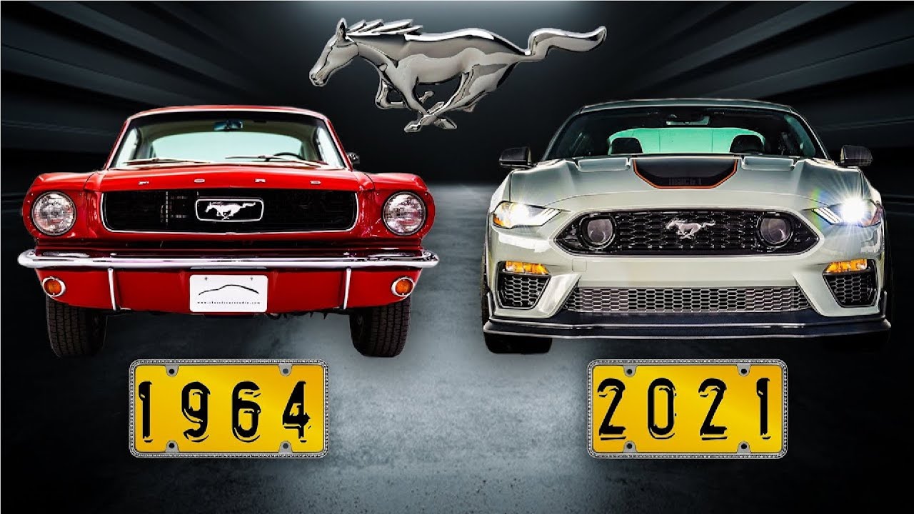 Ford Mustang Evolution: 1964 - 2021