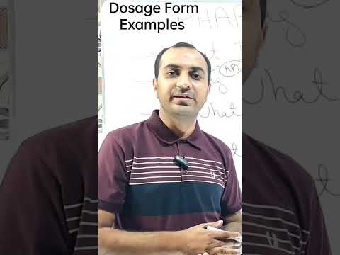 Dosage Form Simple Explanation