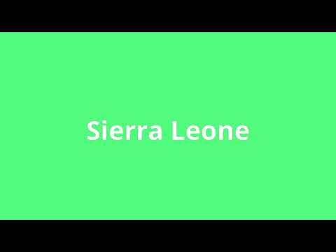 what is the meaning of Sierra Leone