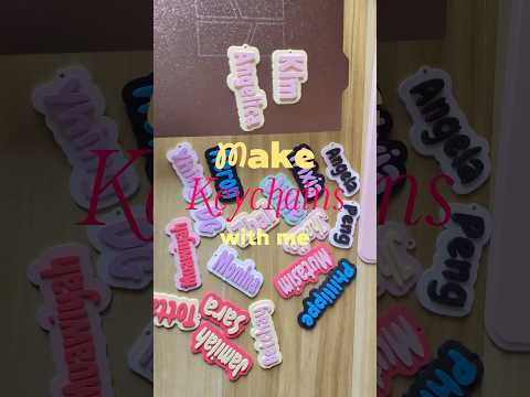 Make Personalized Keychains With Me Using 3D Printer From Bambu Lab