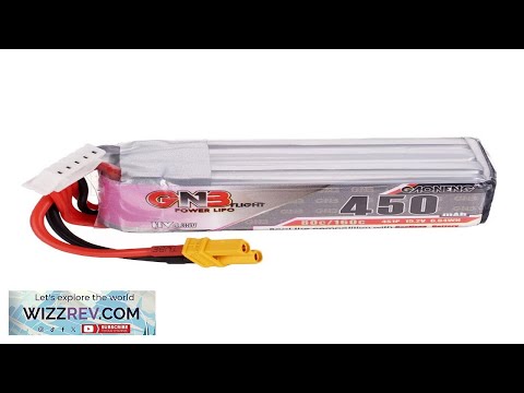 Gaoneng GNB 15.2V 450mAh 80C 4S HV LiPo Battery XT30 Plug Review