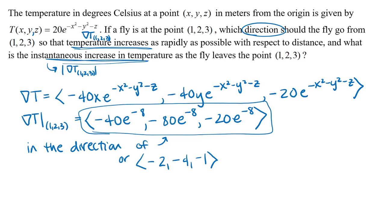 Gradient Vector Application Example 2