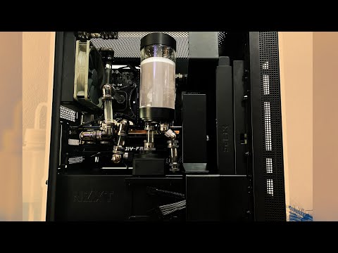 NZXT H400 Discontinued Case Build with All XSPC Parts, Custom Hardline; DIY
