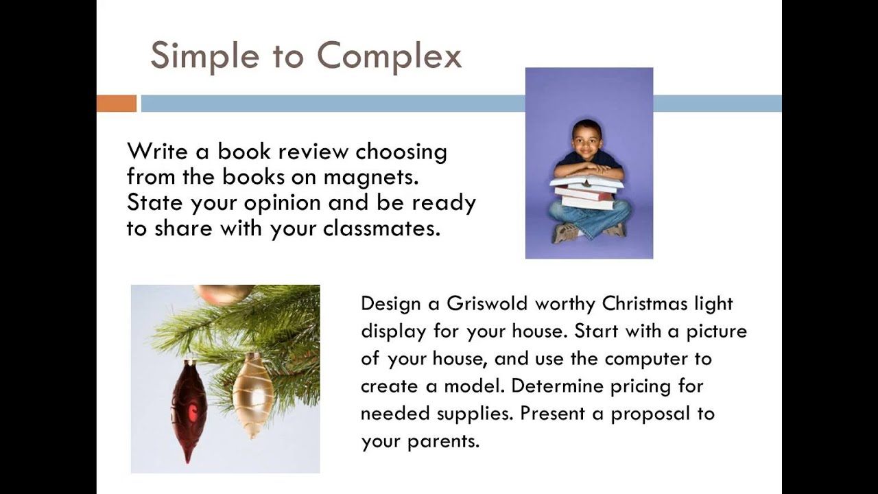 Performance Tasks: Planning