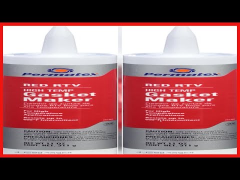Permatex 81409-12PK High-Temp Red RTV Silicone Gasket, 11 oz. (Pack of 12)