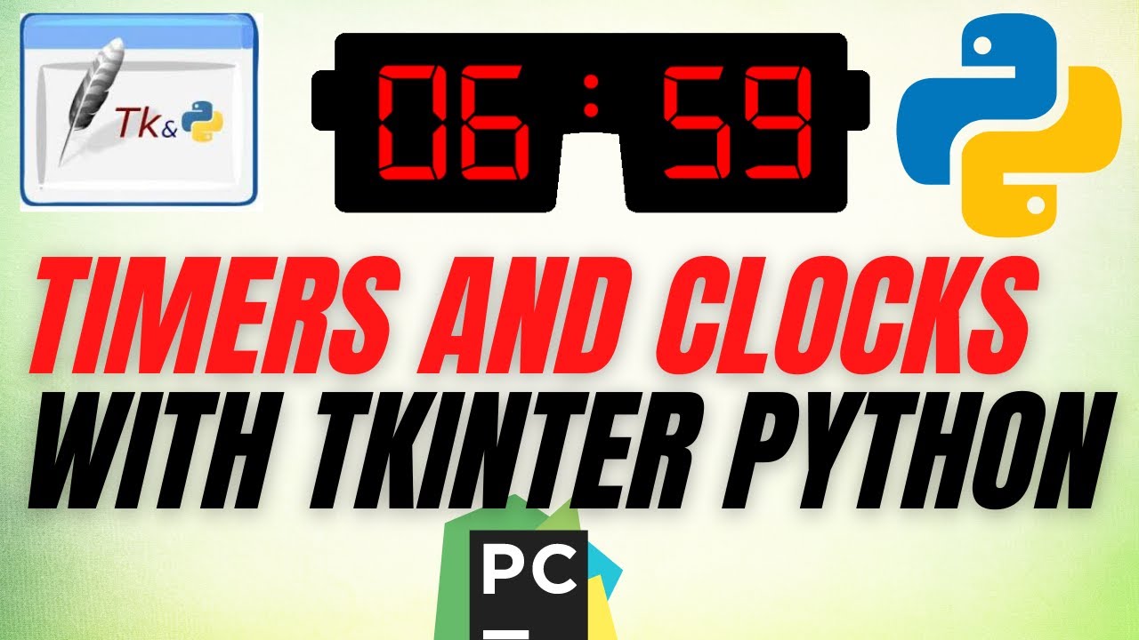 how to do a timer in tkinter using the universal widget- timers and clocks with tkinter python