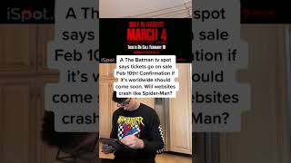 The Batman tickets are coming soon!