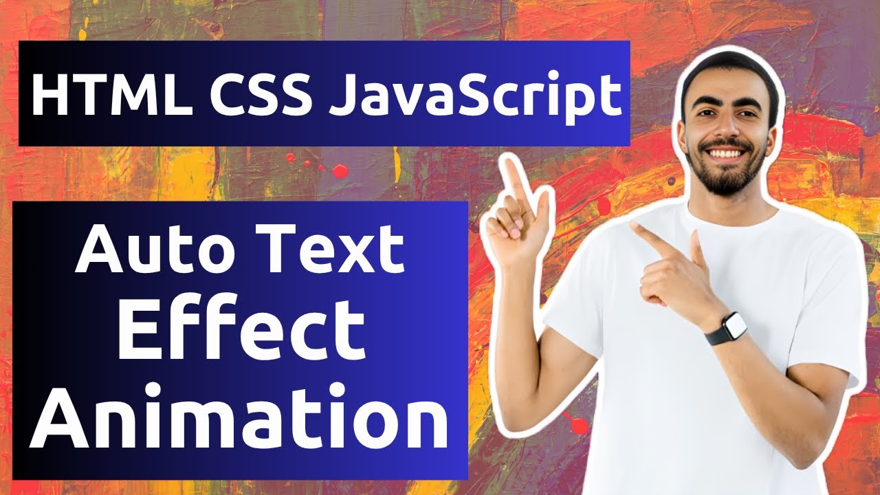 Build a Dynamic Auto Typing Effect with HTML CSS and JavaScript