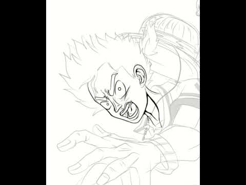 Monkey D. Luffy in my art style | Clip Studio Paint (Speed Paint) #onepiece #luffy #strawhats #oda