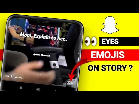 What does Eyesπ Emoji mean on Snapchat story !! What is the Story Rewatch Indicator on Snapchat plus