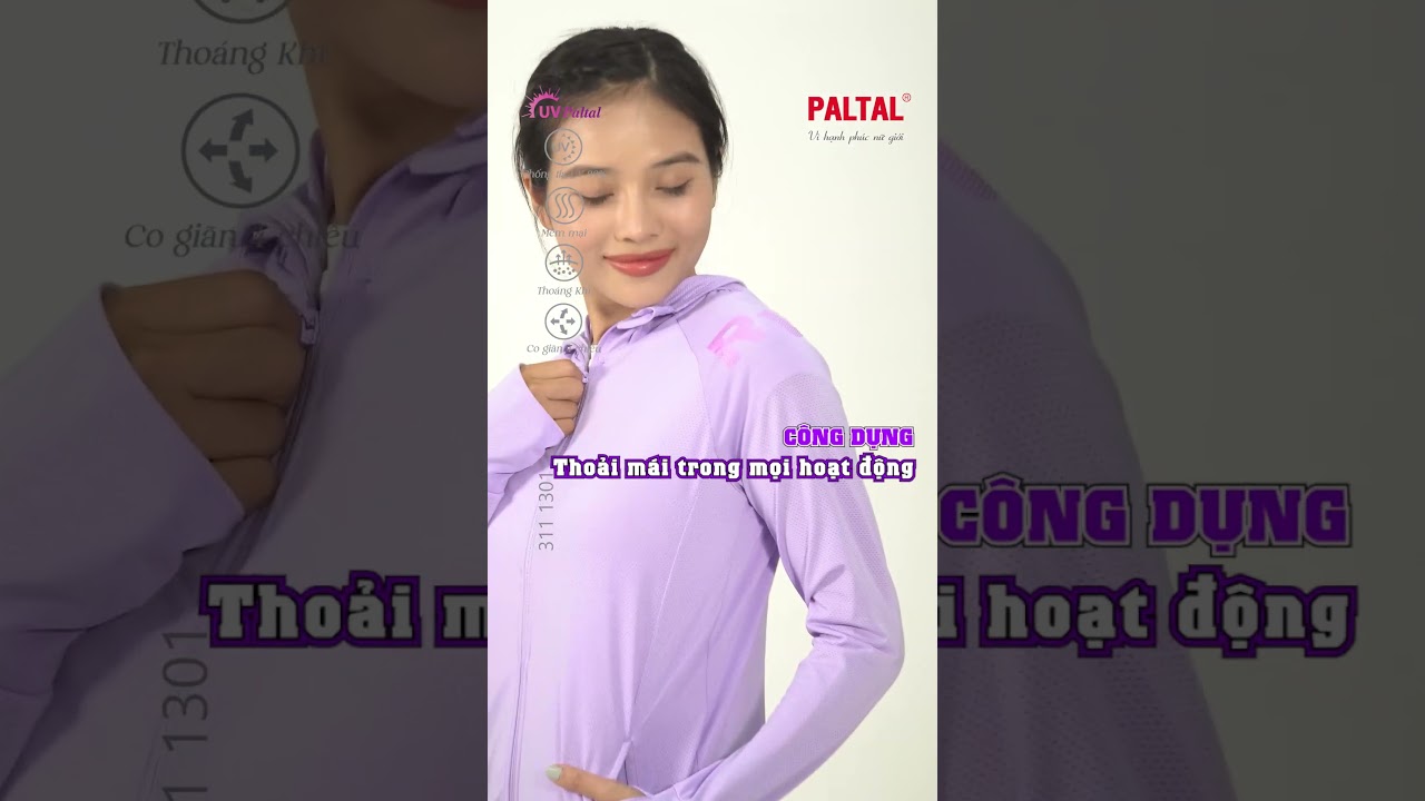 Áo Khoác Chống Nắng Có Nón Chất Poly Thái Cao Cấp 311p 1301