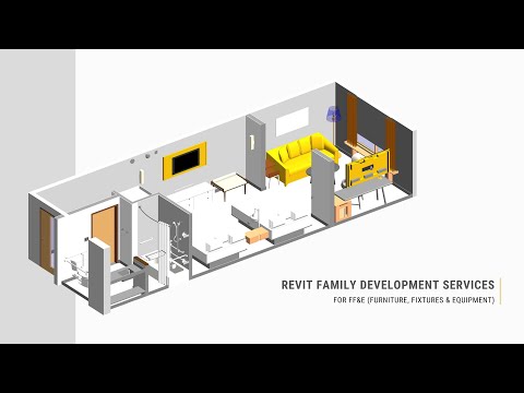 Case Study - Revit Family Development Services for Furniture, Fixtures, and Equipment (FF&E)