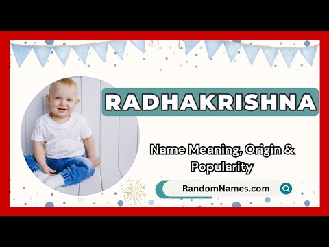 Radhakrishna - Baby Boy Name Meaning, Origin & Popularity - RandomNames.com