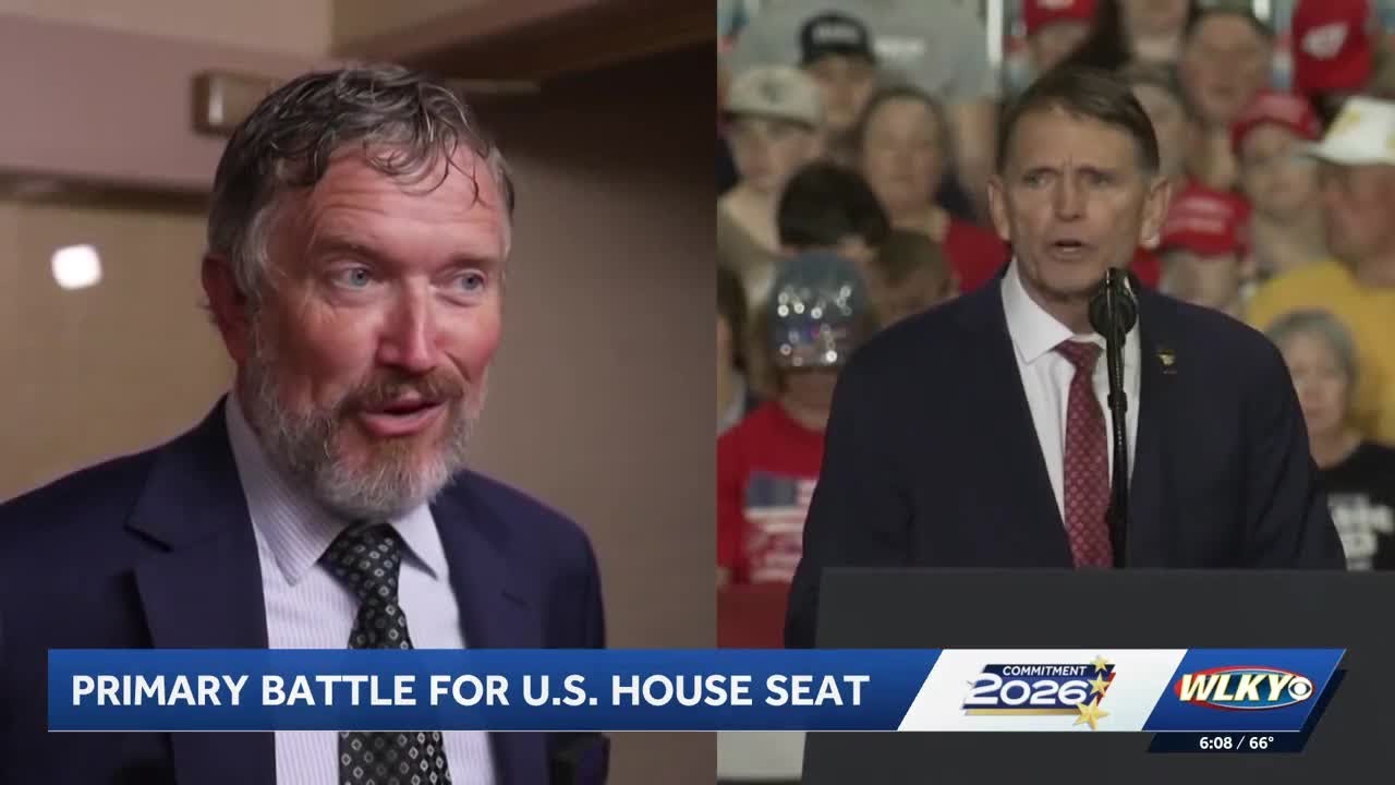 Primary battle between Massie and Gallrein for US House seat heating up
