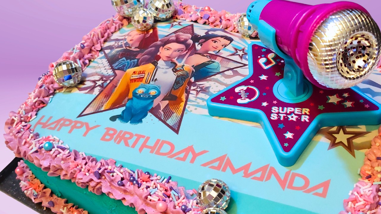 Make a K-Pop Demon Hunters Cake With Me