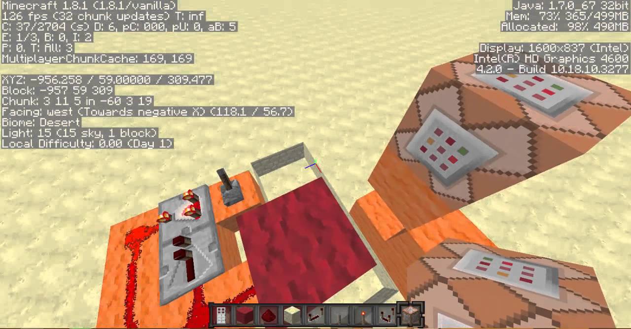 Minecraft Redstone Tutorials #1 | Invisible pressure plate?