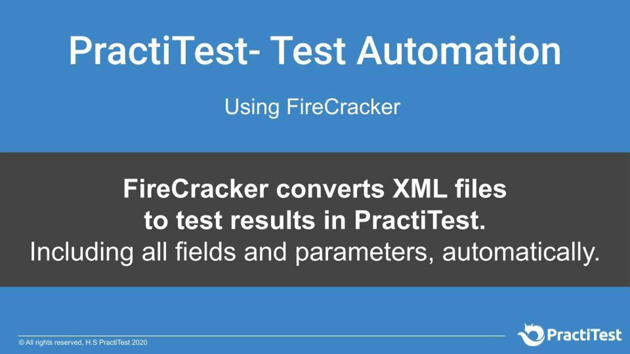 PractiTest - Test automation using Firecracker
