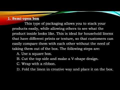 TLE 6 H E Q3 Ways And Steps Of Packaging The Products