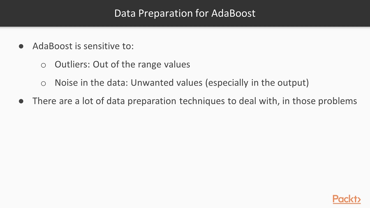 Boosting Machine Learning Models in Python : Using the AdaBoost Algorithm | packtpub.com