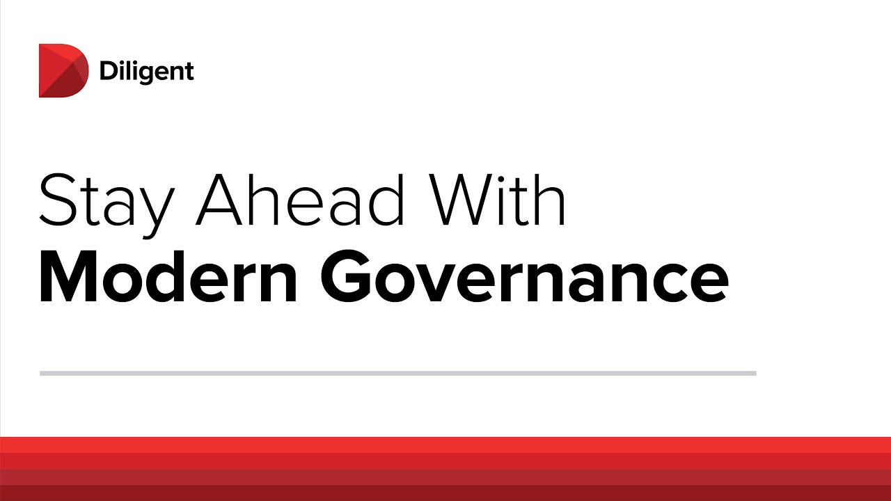 Introducing Diligent's Modern Governance Platform