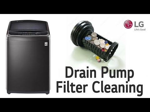 [LG Top Load Washer] - How to clean drain pump filter (OE error code | Clothes are wet after wash)