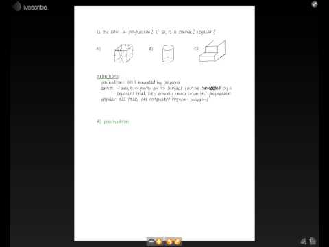 Describe and Make Regular and Nonregular Polyhedra