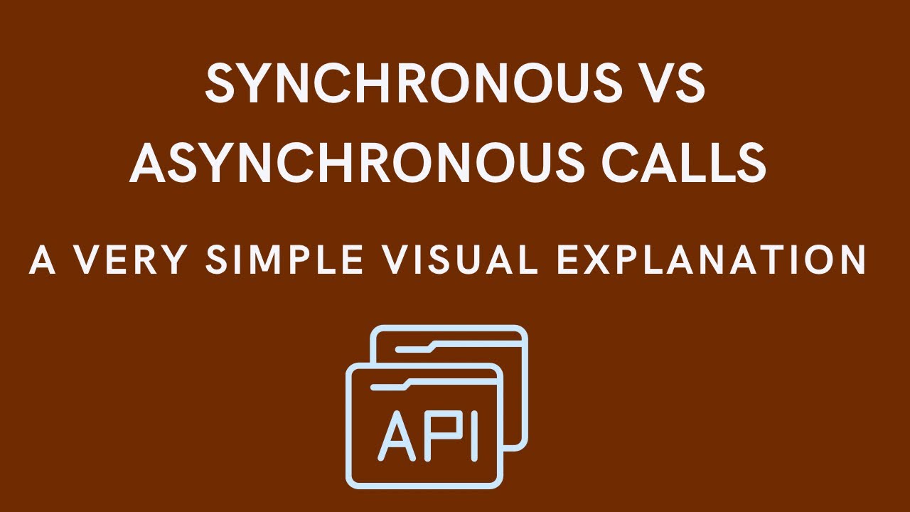 Synchronous Vs Asynchronous calls in API (Request and Response) - Simple Visual Explanation