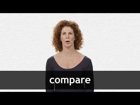 How to pronounce COMPARE in American English
