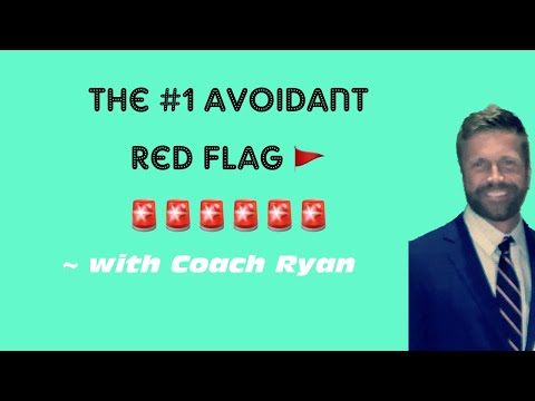 The #1 avoidant RED FLAG 🚩 🚨🚨🚨🚨