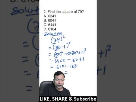 Find the square of 79