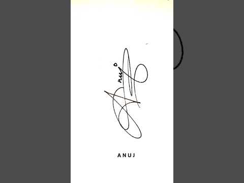 Anuj Unique Signature | Anuj Sign | A letter Unique Techniques | Anuj Signature Style