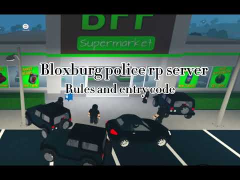 Bloxburg Police Department uk server code and rules ( roblox bloxburg)